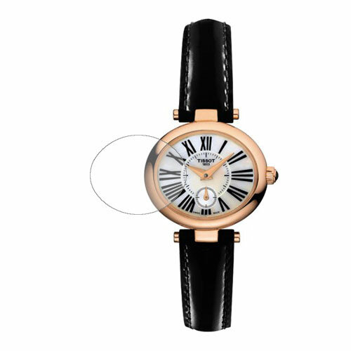 Скрин Мобайл защитный экран для часов Tissot Glamorous T917.110.76.113.02 из гидрогелевая плёнка прозрачная