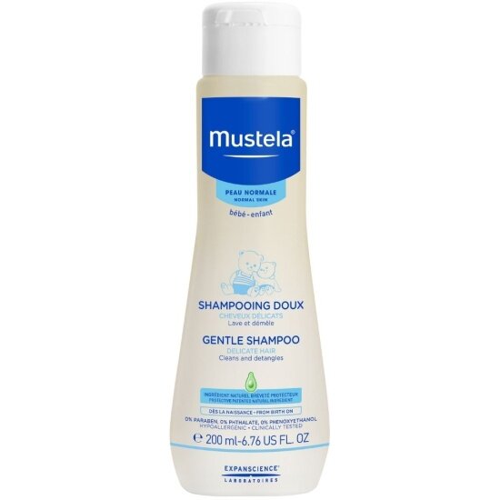 Детский шампунь для волос Mustela Bebe, 200 мл.