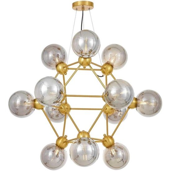 Подвесная люстра Lumina Deco Zodiak LDP 160N-12 MD+GY