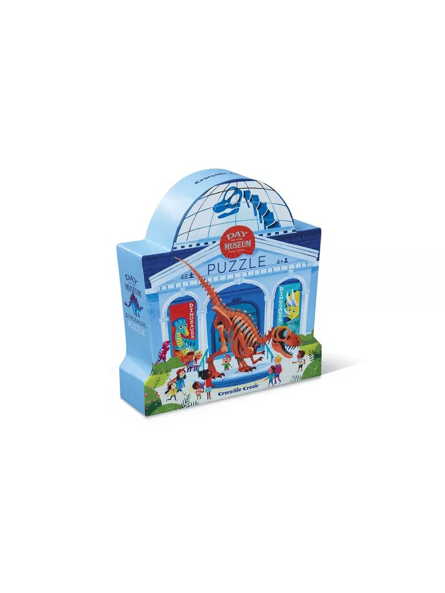 Пазл "День в музее - Динозавр" 48 дет.