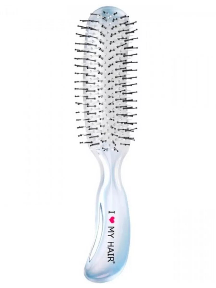 I LOVE MY HAIR Расческа для волос Sense Aqua Brush синяя - размер M