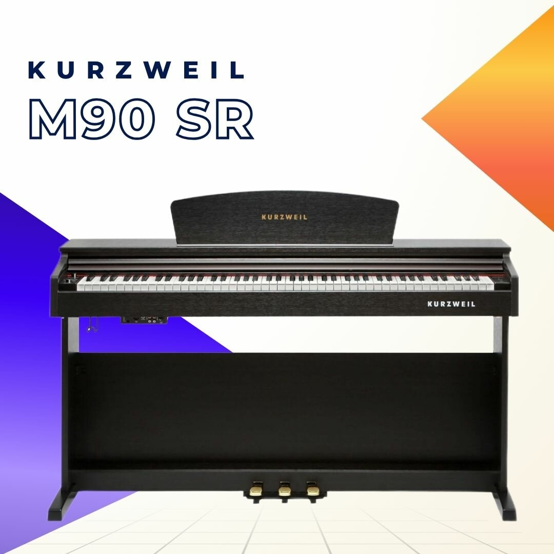 Цифровое пианино Kurzweil M90 SR палисандр, с банкеткой, молоточковая механика