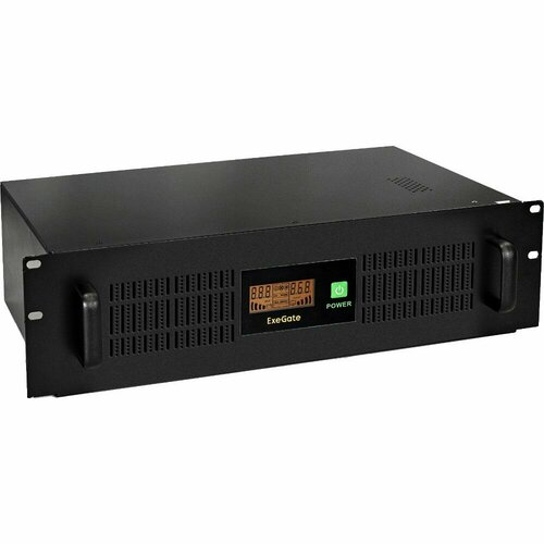 EXEGATE ИБП EX293851RUS ИБП ServerRM UNL-2000. LCD. AVR.2SH.3C13. USB.2U