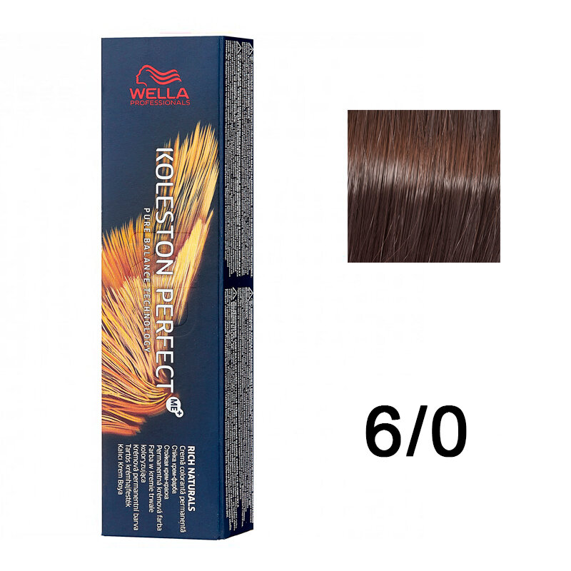WELLA Koleston perfect 6/0 6/0 Стойкая крем краска Koleston 60 мл