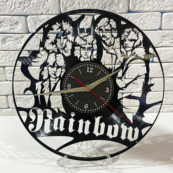 Часы из винила Rainbow