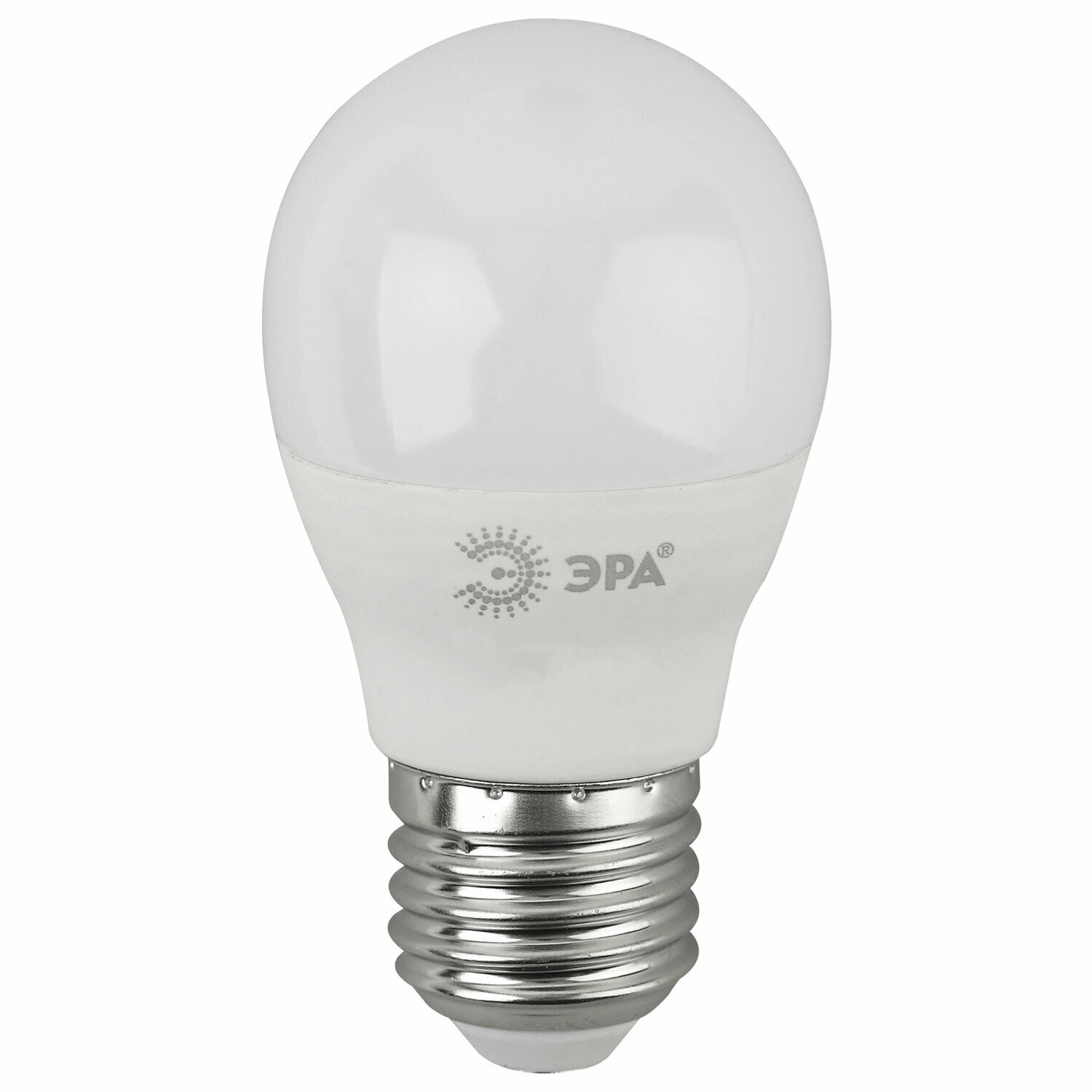 Упаковка 10 шт. Лампа светодиодная ЭРА STD, 11 (100) Вт, цоколь E27, шар, холодный белый свет, 35000 ч, LED P45-11W-860-E27, Б0032991