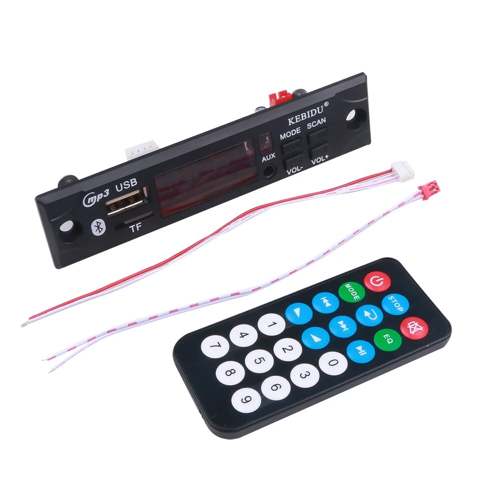 MP3 WMA Decoder Board kebidumei для автомобиля 12В