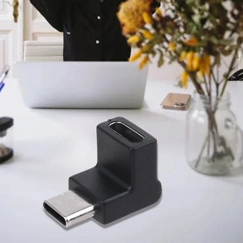 Прямой угол 90 градусов USB 3.1 Тип C папа-мама USB C конвертер адаптер