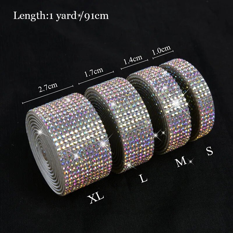Стразы для рукоделия, 91см, 2.7cm, серебряный, Multicolor