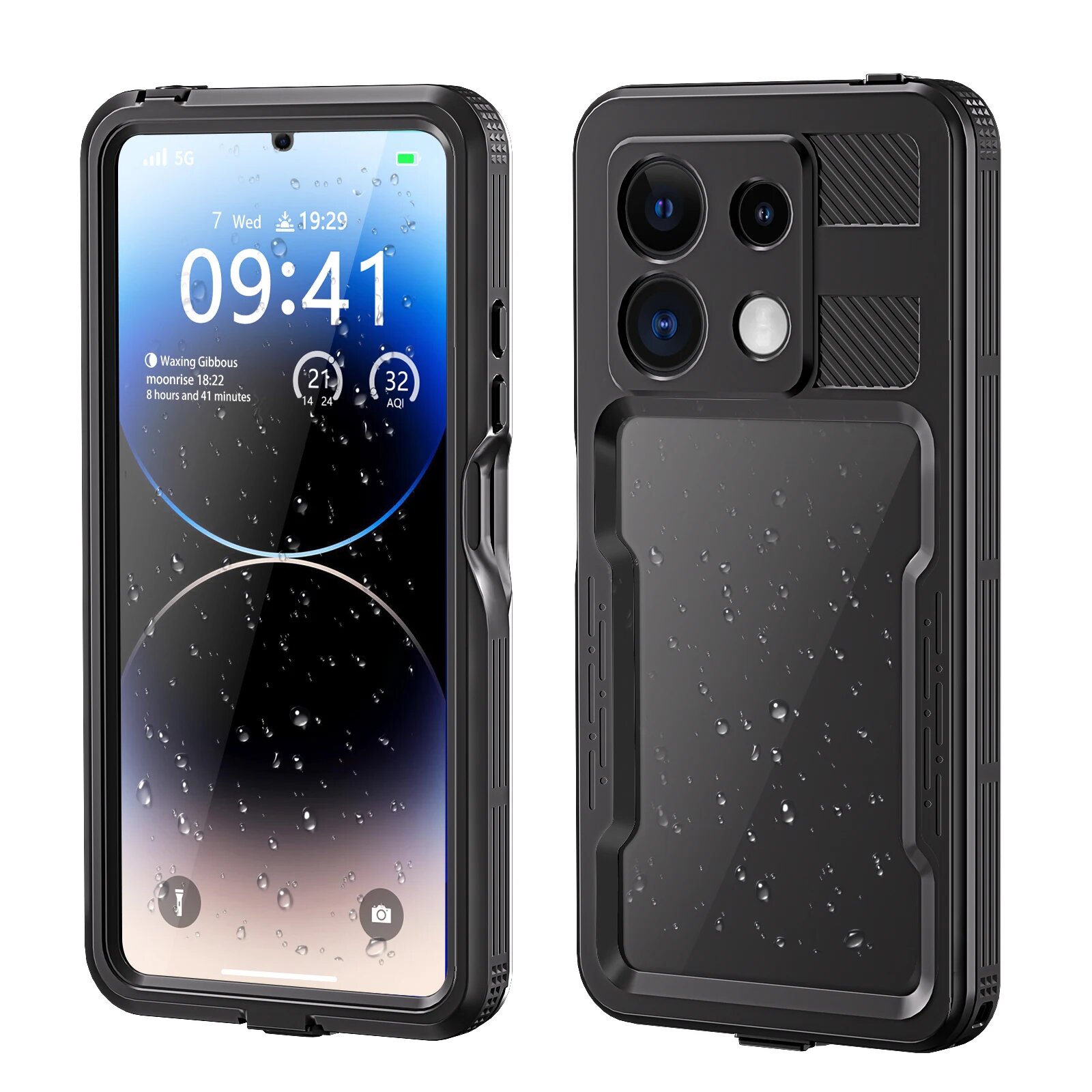 Чехол для Redmi Note 14 Pro, водонепроницаемый IP68