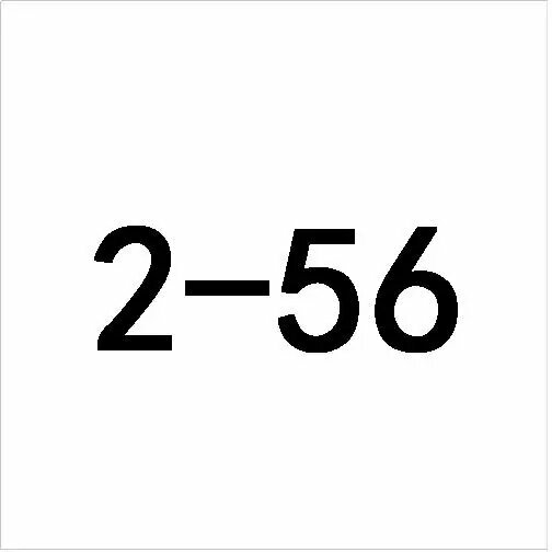Метчики для резьбы 2-56, UNF UNC