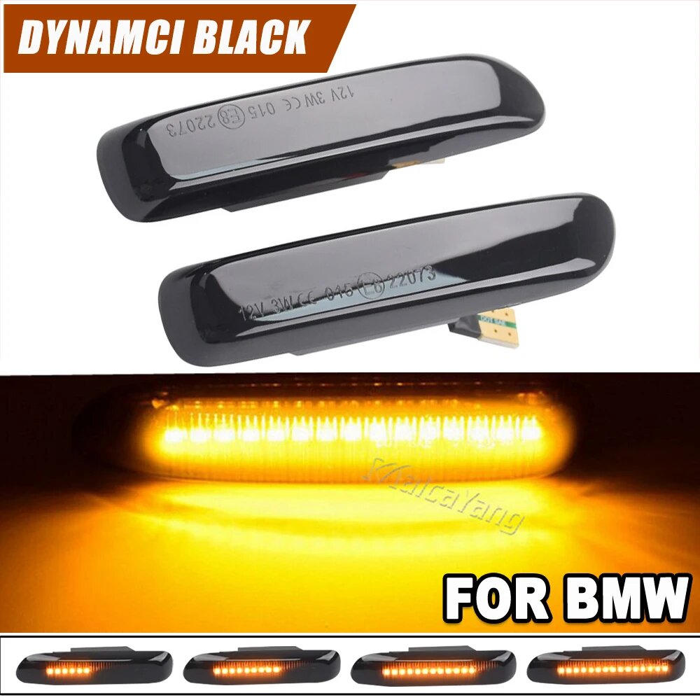 Динамический поворотник Dynamic Smoked для BMW E46 3 серии
