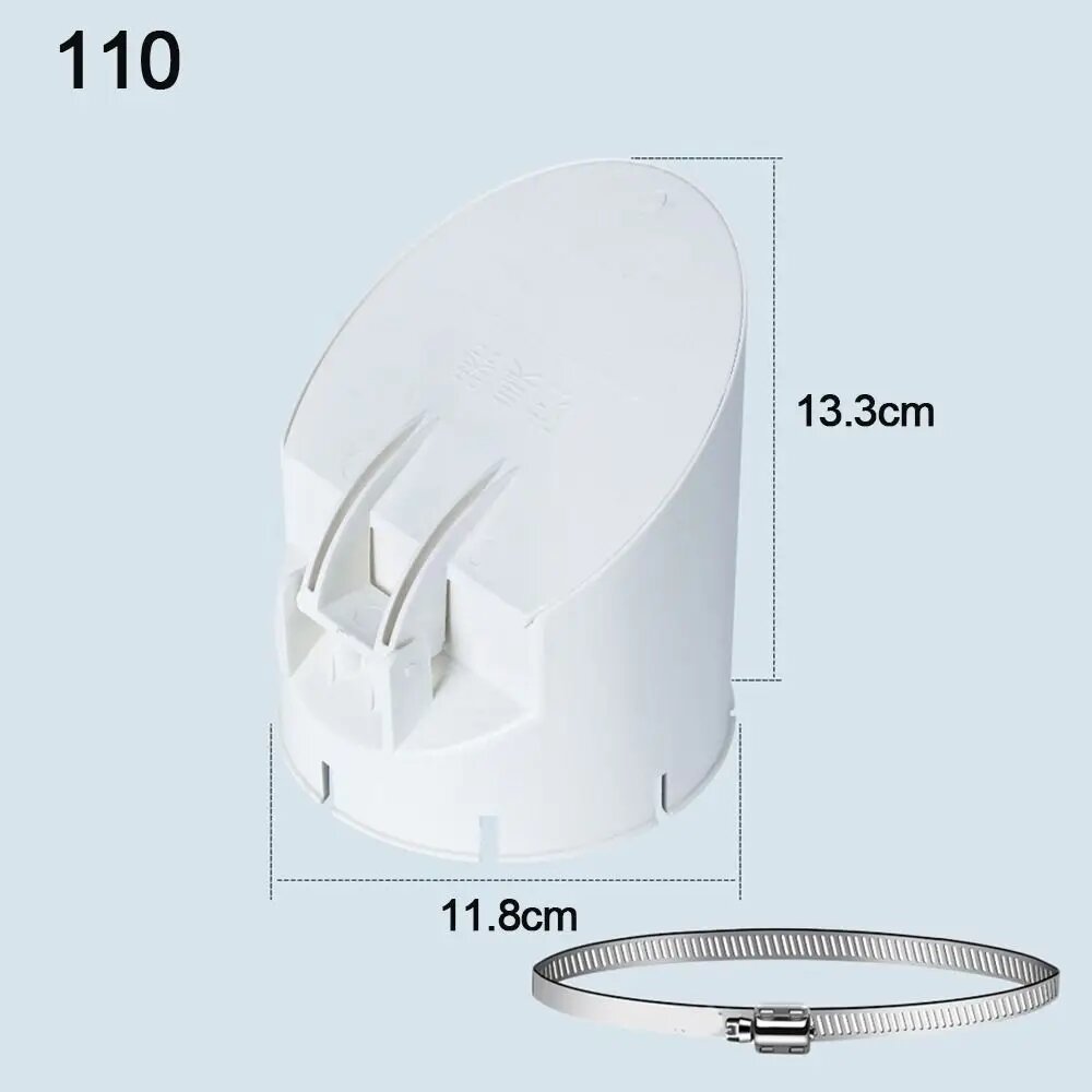 Дренажная труба, дренаж пола 50-160 мм, белая дождевая труба, крышка против запаха, защита от насекомых, крыша, уличный аксессуар для балкона, ванной комнаты