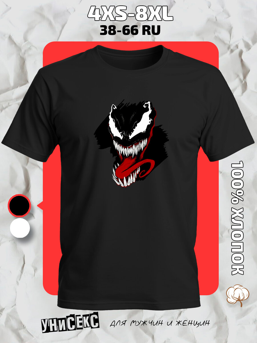 Футболка с принтом Веном Venom арт