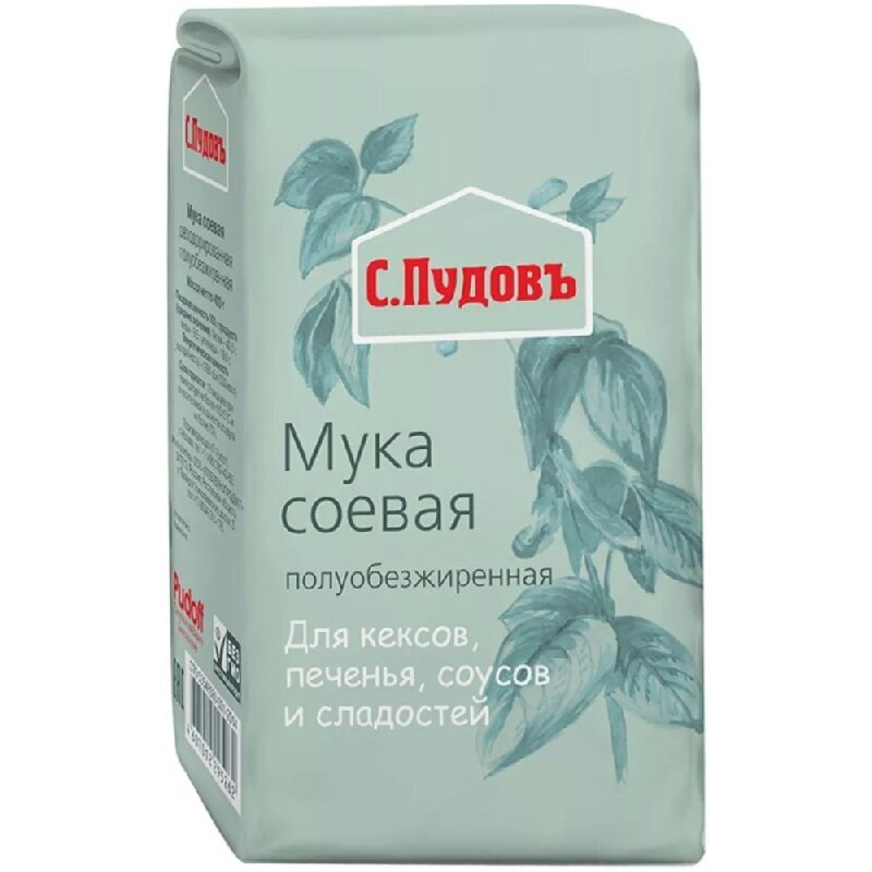 Мука С. Пудовъ соевая бум/пак 400г