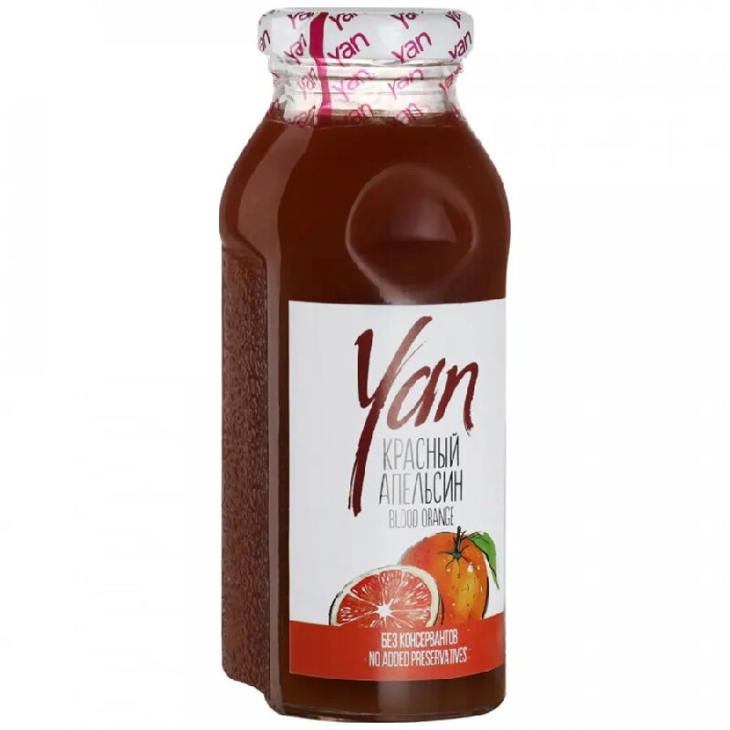 Нектар YAN красного апельсина /стекло/ 0,25л