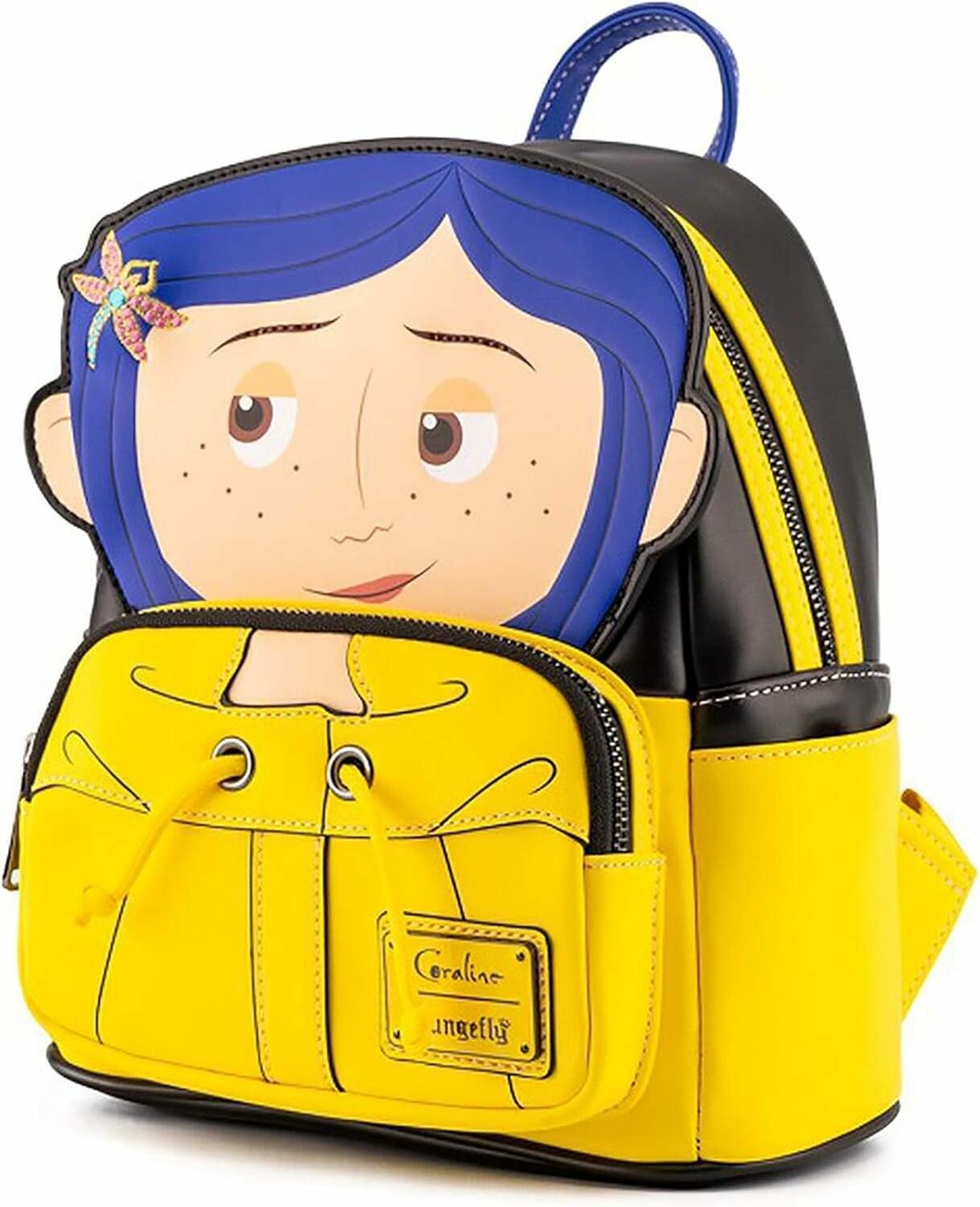 Сумка рюкзак Коралина Coraline in Raincoat из мультика Коралина в Стране Кошмаров Loungefly