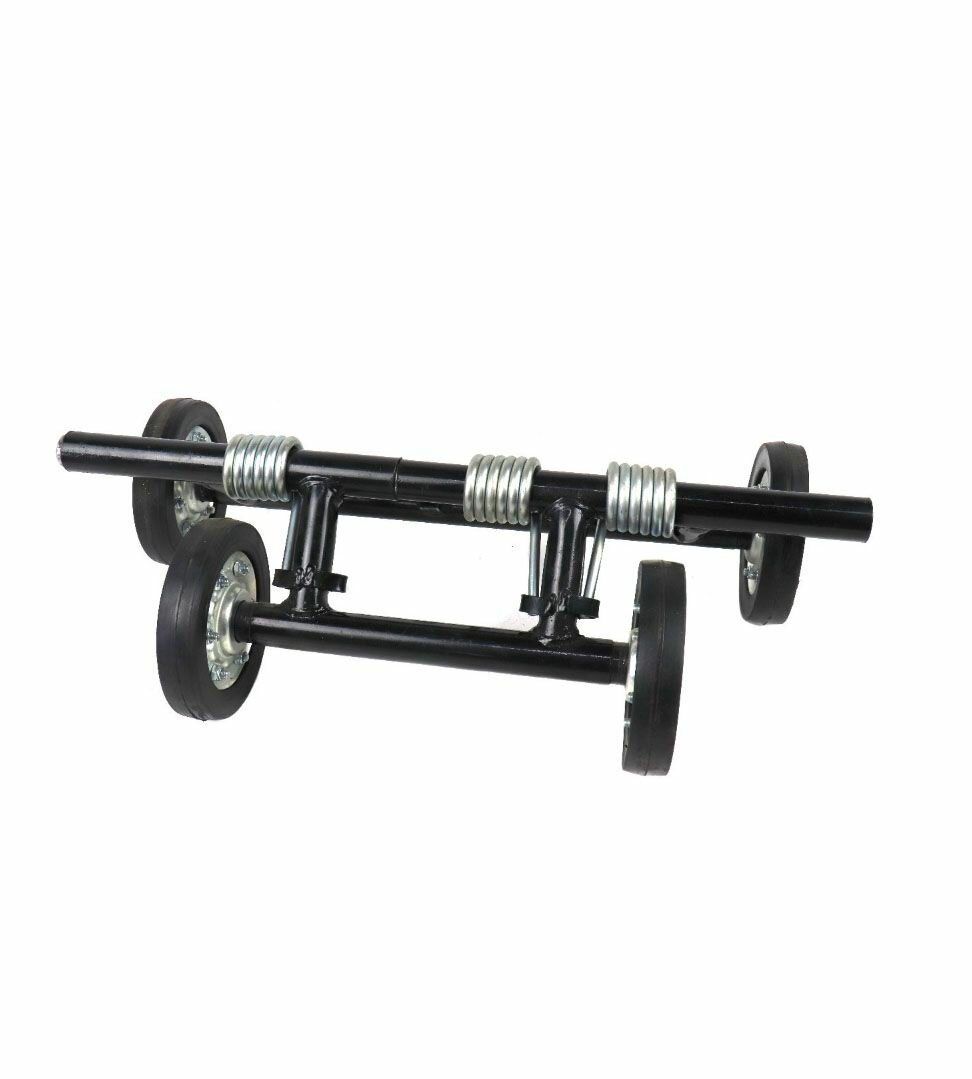 Тележка мотобуксировщика 3-х пружинная (под гусеницу 500мм), универсальная, широкий каток
