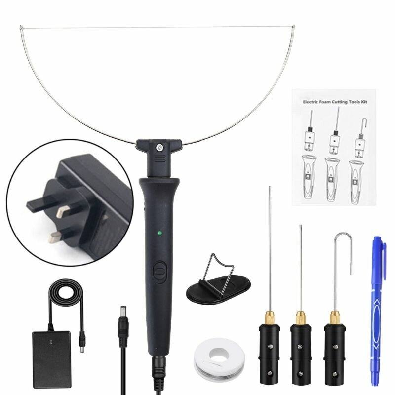 Набор из 9 предметов, электронагревательный станок для резки пенопласта "четыре в одном" -британский стандарт