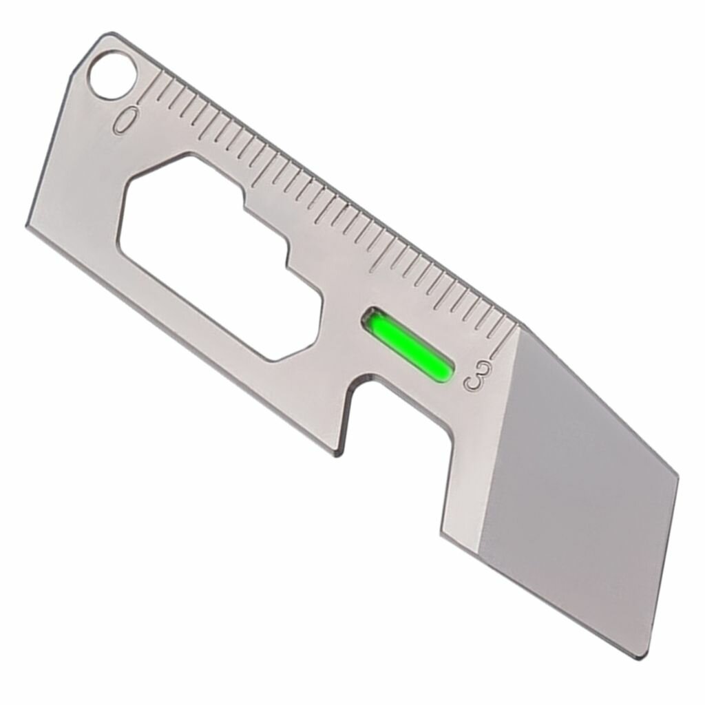 Светящийся титановый лом EDC-инструмент