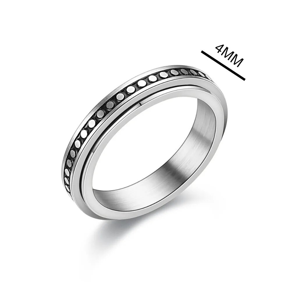 Кольцо тревоги Figet Spinner Rings R00952 Серебряный, R00952, 11