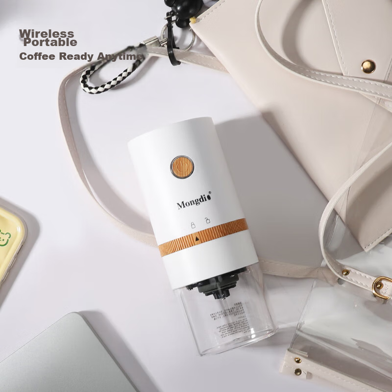 Mongdio Electric Coffee Grinder, Portable Coffee Machine, Automatic Grinding Machine, Coffee Bean Grinder