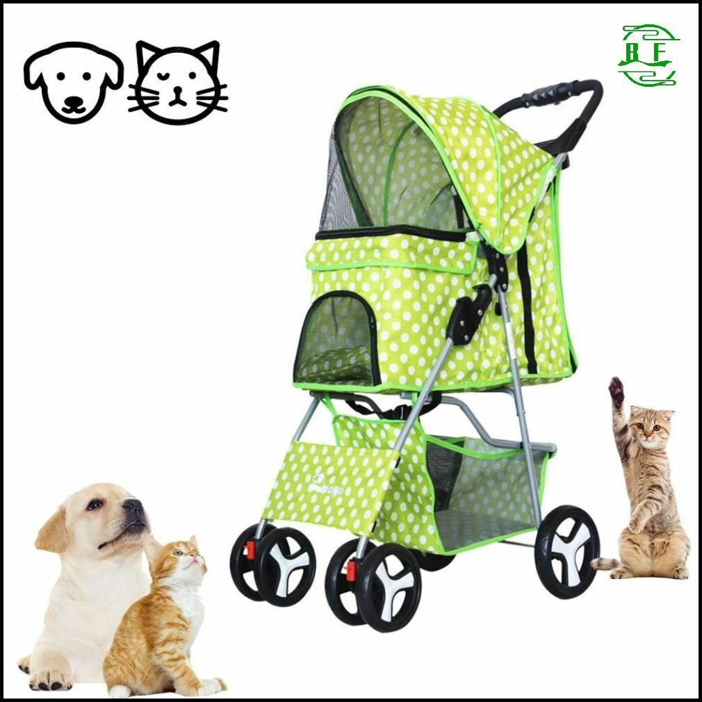 Коляска для перевозки животных, Легкая Складная коляска для собак и кошек, нагрузка до 15 кг, 67x47x100cm-BF-BF