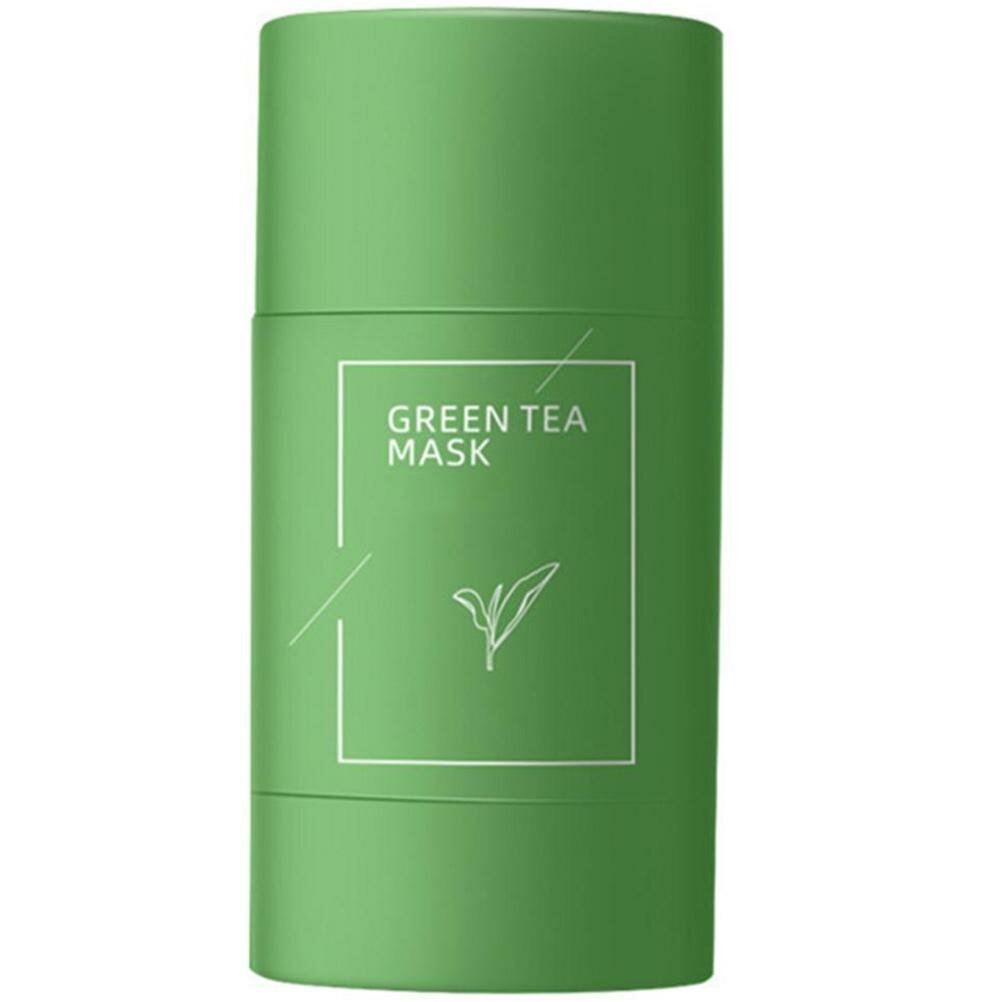 1 шт. Натуральный очищающий глиняный стик с зеленым чаем, глина для глубокого очищения кожи от акне и черных точек, контролирующий жирность кожи, против акне