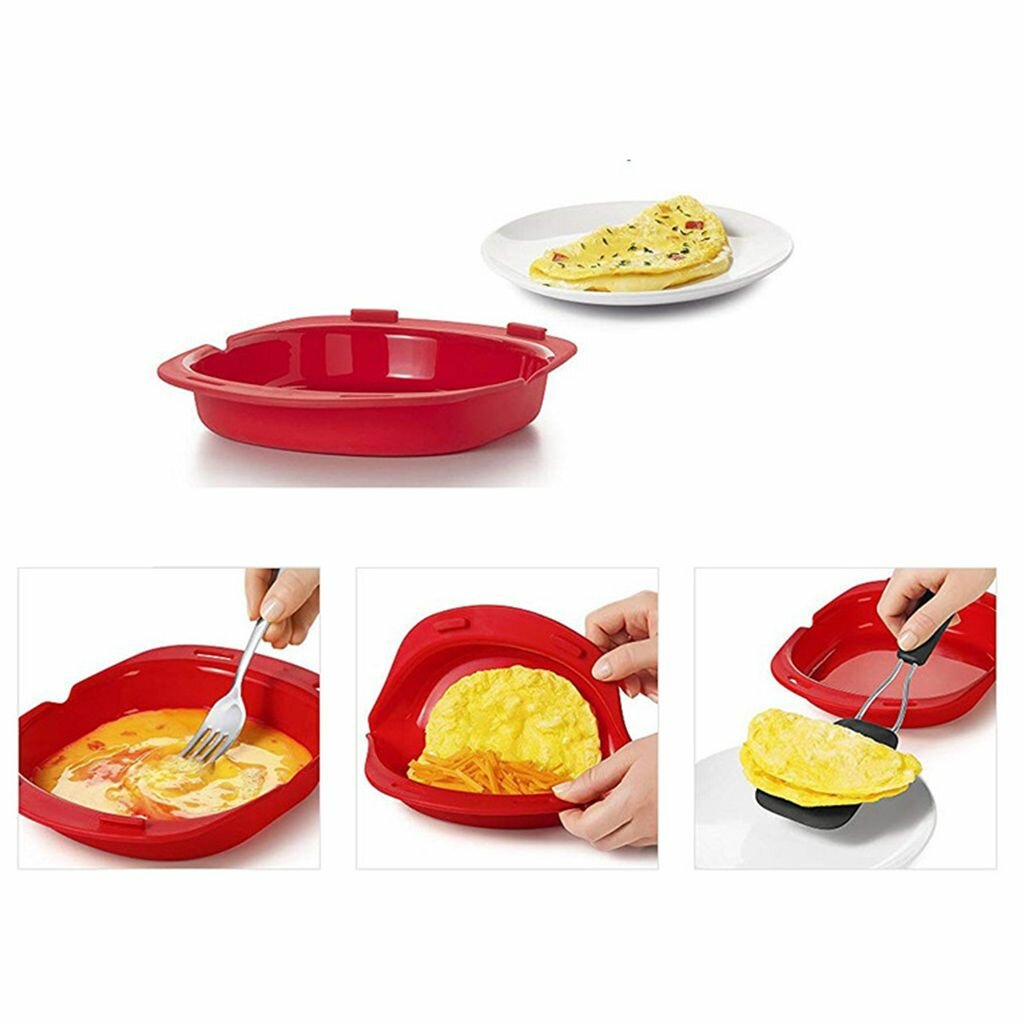 Силиконовая машина для приготовления омлета, микроволновая печь с антипригарным покрытием, противень выпечки яичного рулета, инструменты, кухонные аксессуары