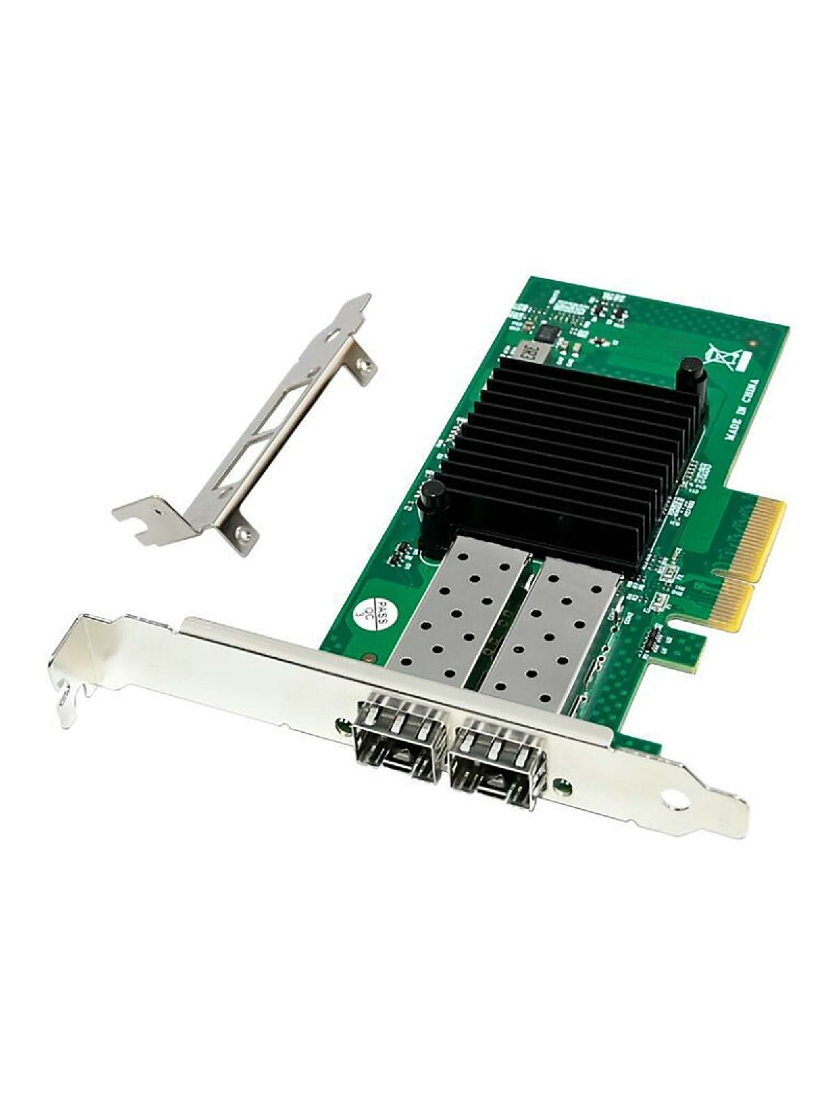 10Gb SFP+ PCIE Networking Card X520-DA2 82599ES Chip Double/Single Port PCIE X8 X4 Ethernet Converged Networking Adapters