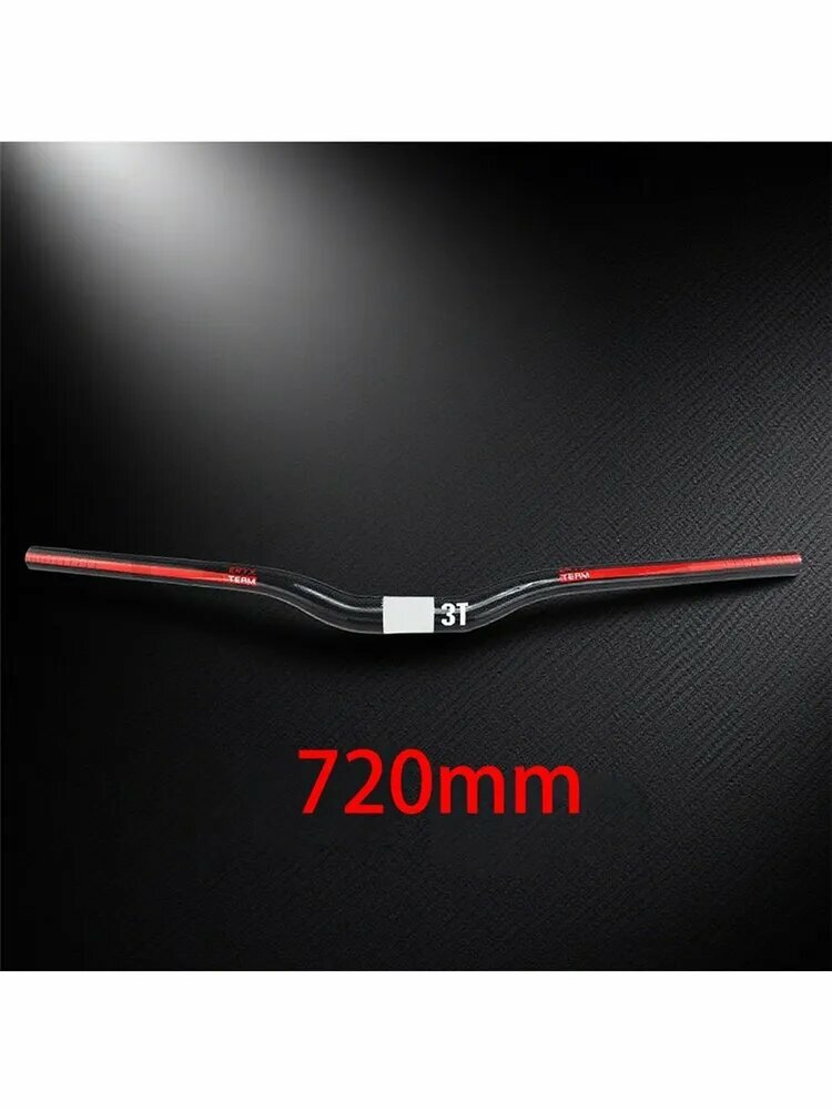 3T руль MTB Высококачественный знаменитый карбоновый , плоский или подъемный, 31,8x700 720 740 мм
