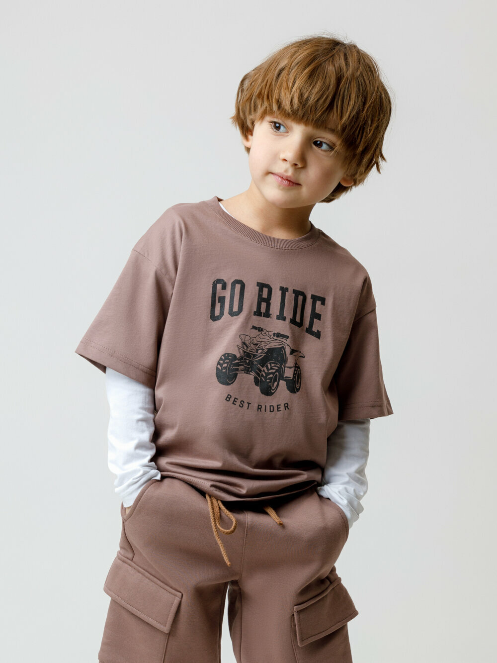 Футболка КР 302917/капучино 1312 к638