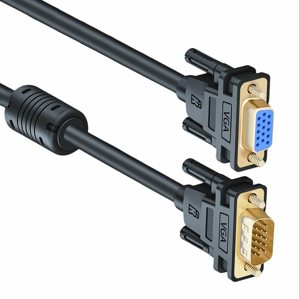 Прочный кабель VGA для мониторов компьютеров и ноутбуков, 5m
