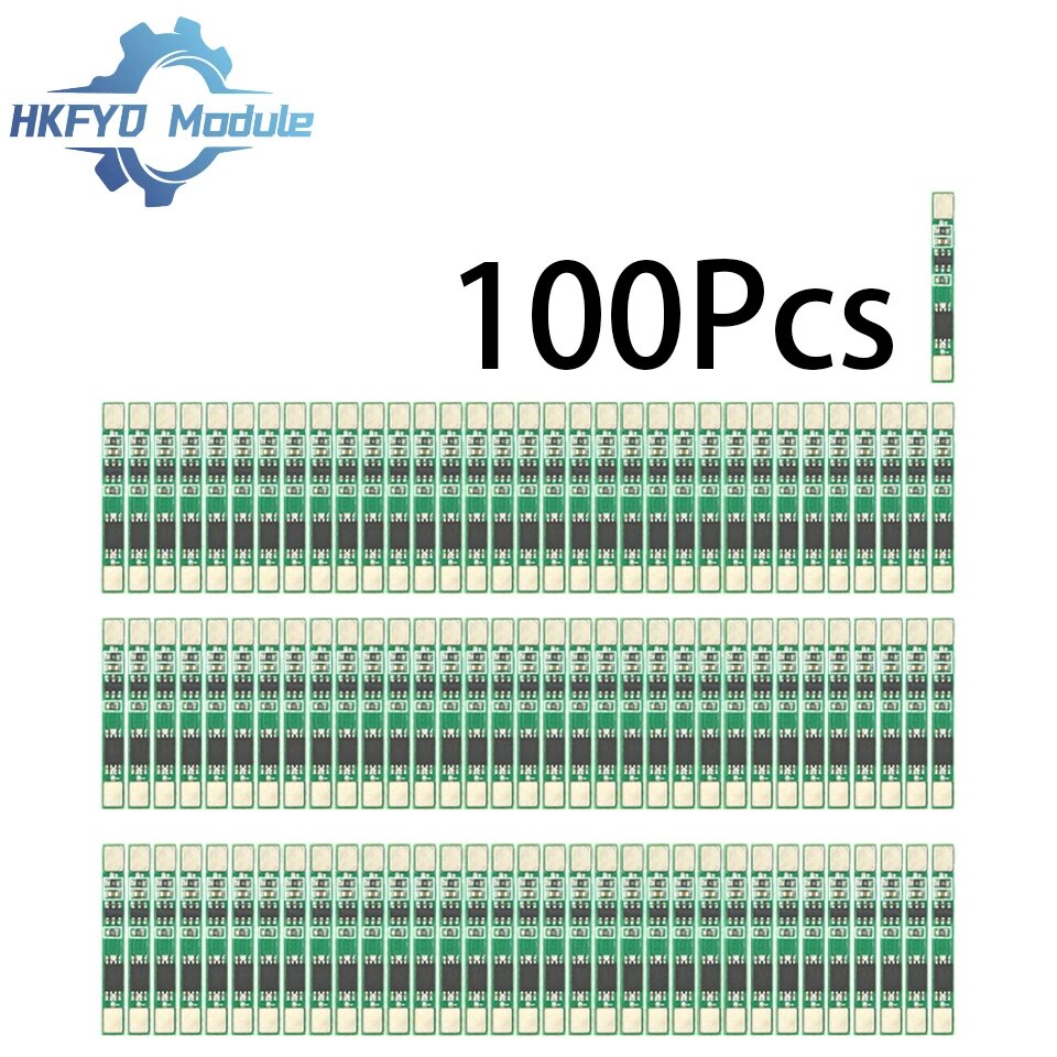 100шт BMS плата защиты Li-ion аккумулятора 3.7V