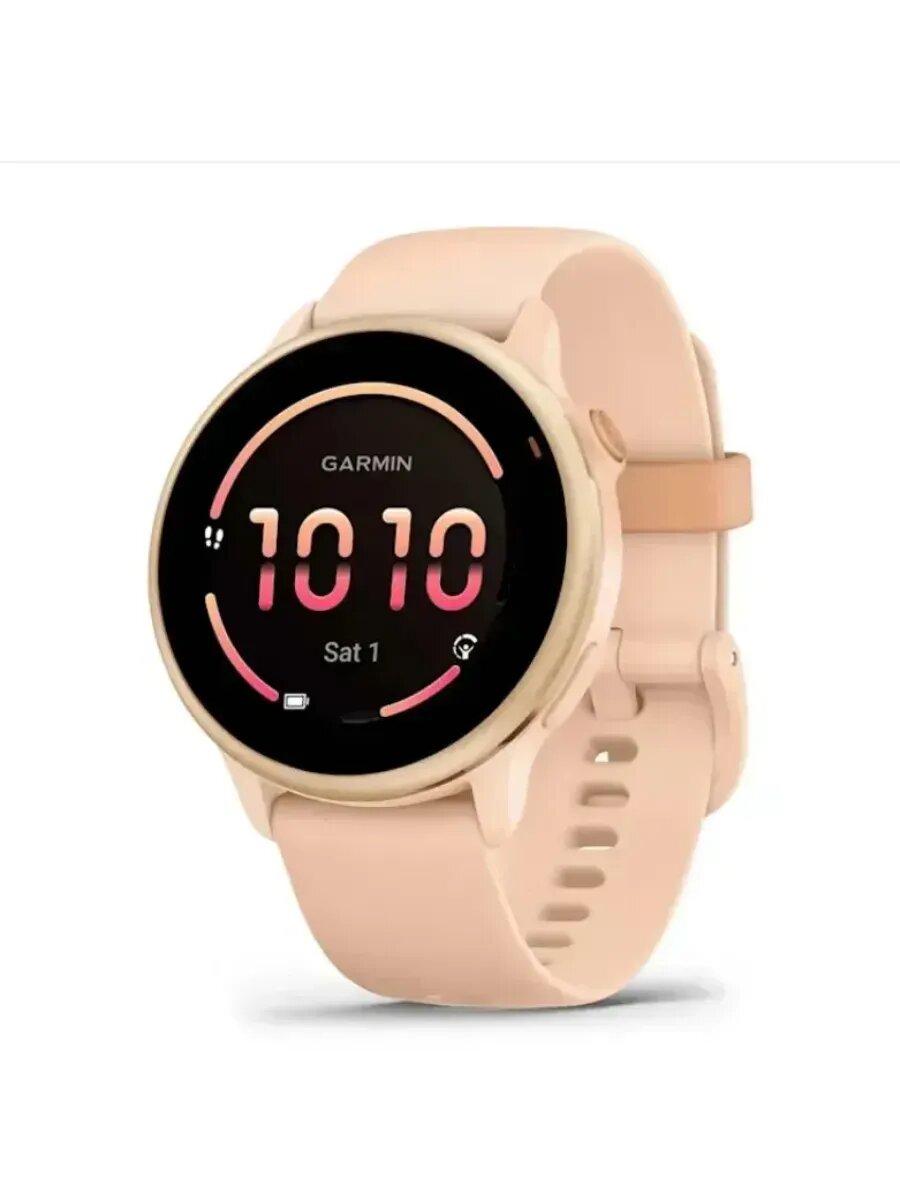 Часы Garmin Vivoactive 6 Pink Dawn 010-02985-03, AMOLED-дисплей, 11 дней работы