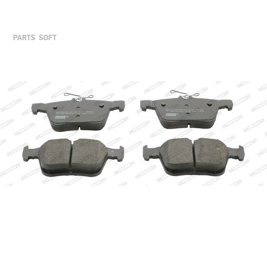 Колодки торм. зад. VW Tiguan II, Arteon, Golf VII, Passat B8/SKODA Kodiaq, Superb III, Karoq/AUDI A3, TT от официального дистрибьютора, FERODO, артикул FDB4434