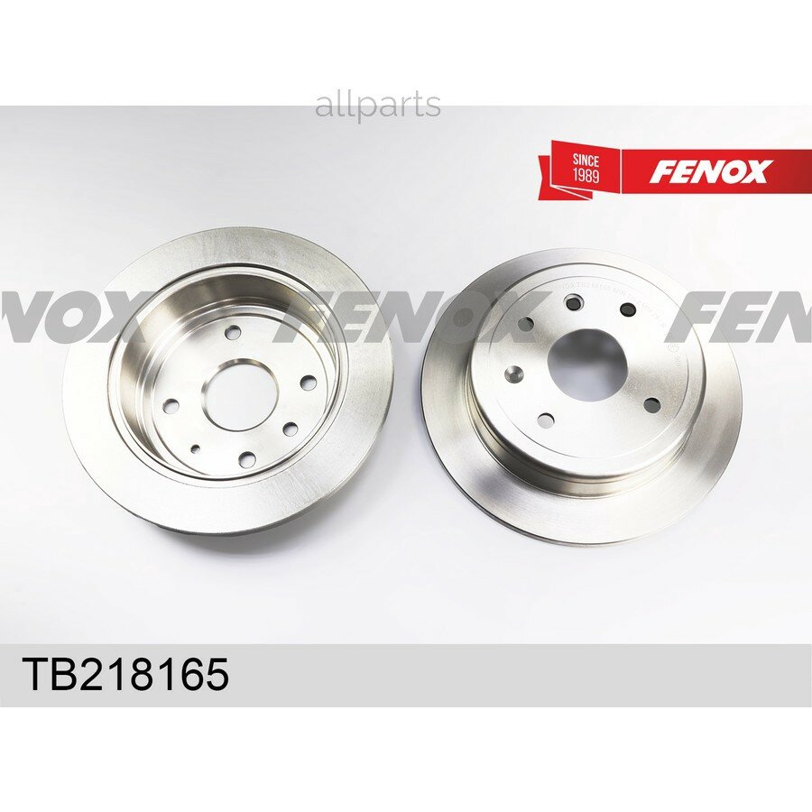 FENOX TB218165 диск тормозной CHEVROLET LACETTI, DAEWOO NUBIRA 03-