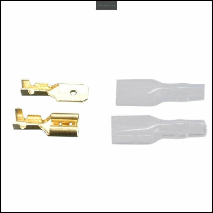 200 шт. Языковые терминалы типа мамы с задачами для автомобильного звука Dudyamics 22-16 AWG, 6,3 мм