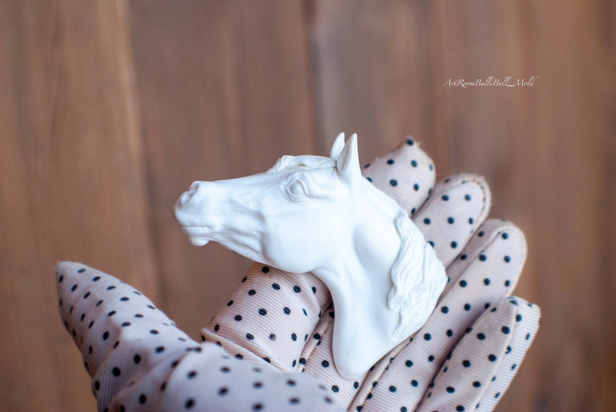 Авторский силиконовый молд Лошадь Арабская (стандарт) — форма для эпоксидной смолы, гипса, мыла, полимерной глины