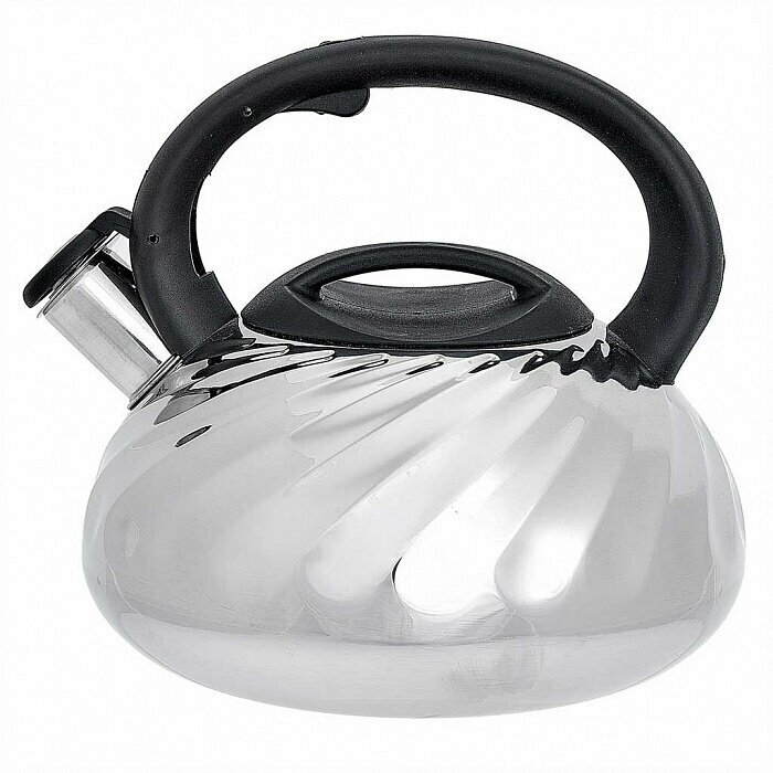 Чайник со свистком Webber BE-0590 из нержавеющей стали, объём 3 литра