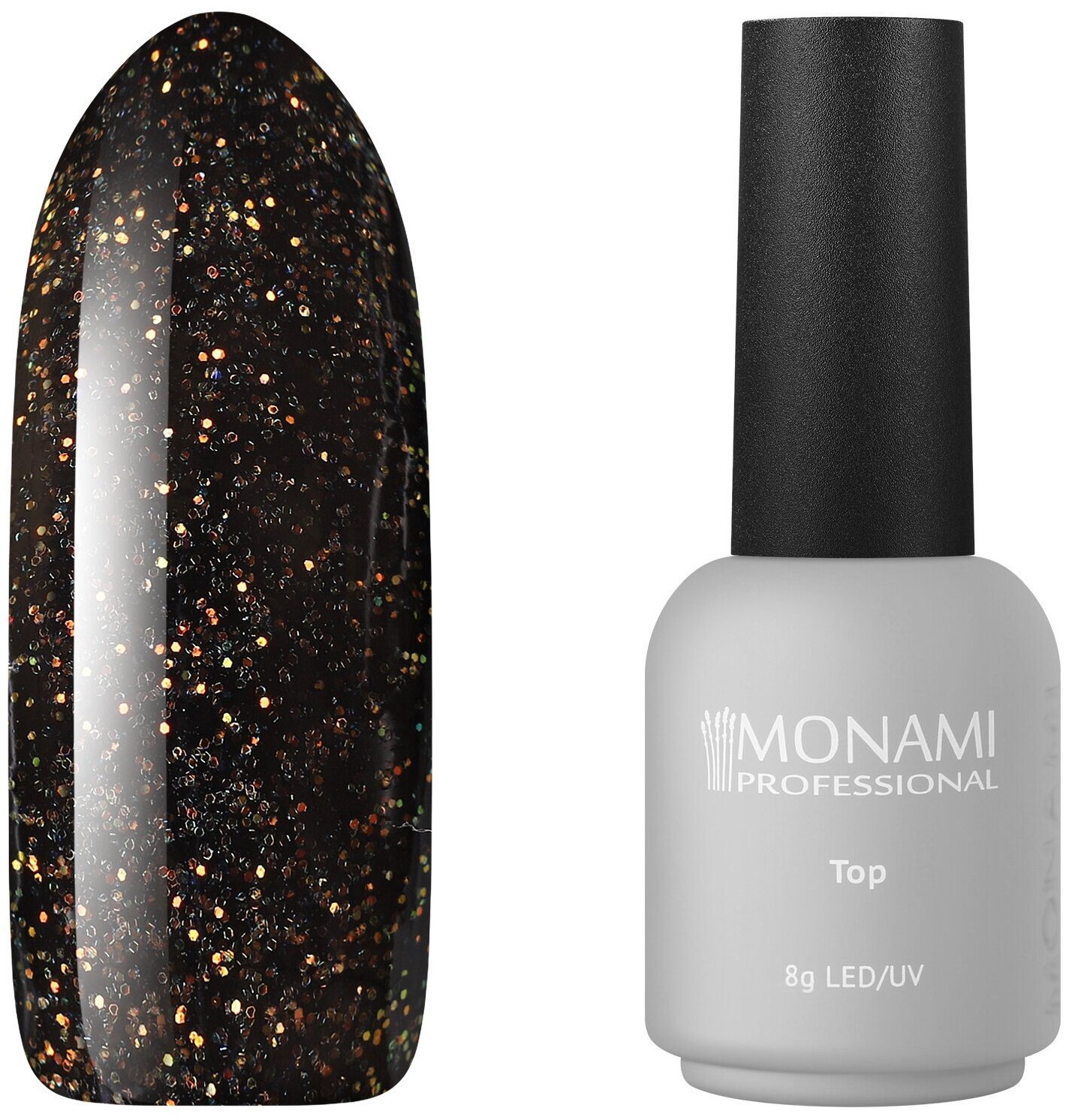 Прозрачное верхнее покрытие Monami Super Shine, 8 гр.