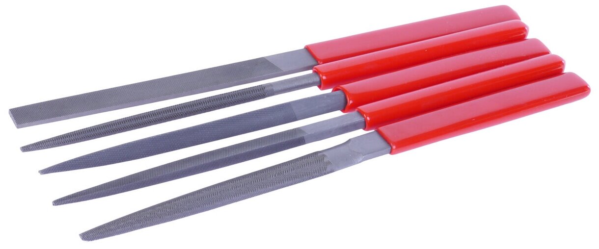 Набор надфилей разнопрофильных 215мм 5 предметов JTC-5636