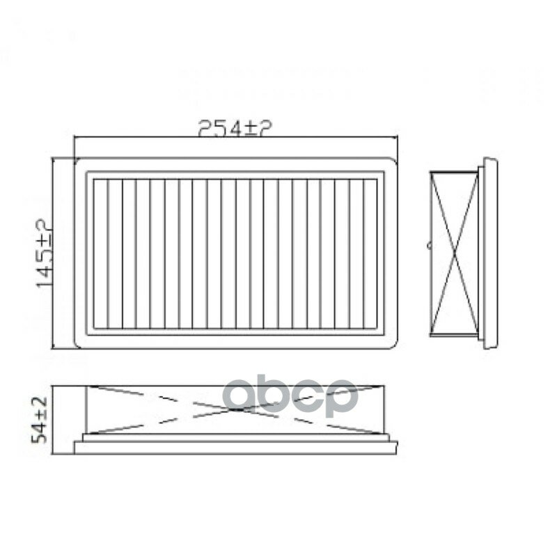 Фильтр для а/м Hyundai Solaris (17-)/Kia Rio IV (17-) (тип OEM) (возд.) (LAF 08104) LUZAR арт. laf-08104