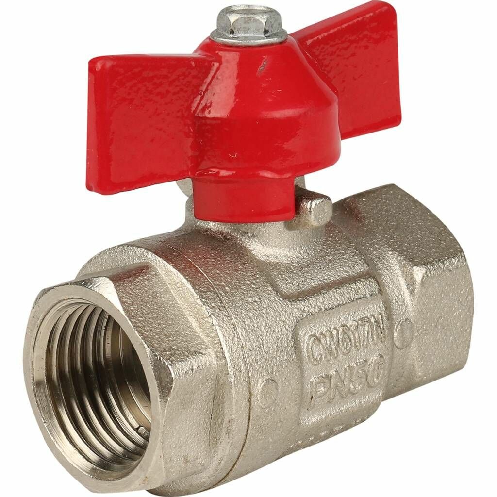 Кран шаровой 1/2", PN-30, с внутренней резьбой, ручка-бабочка, ITAP VIENNA 118 | 1180012