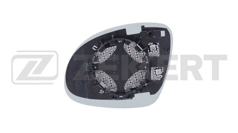 ZEKKERT SP1094 Зеркальный элемент правый выпуклый с подогревом Seat Alhambra II 10- Skoda Yeti (676 677 5L_) 09-