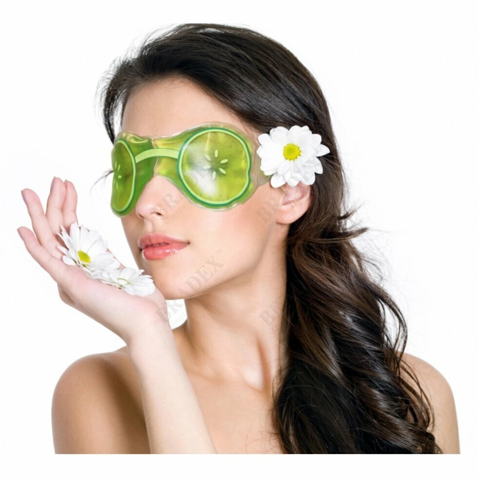 Гелевая маска Ruges "Огурчики", для глаз, для всех типов кожи, 30г