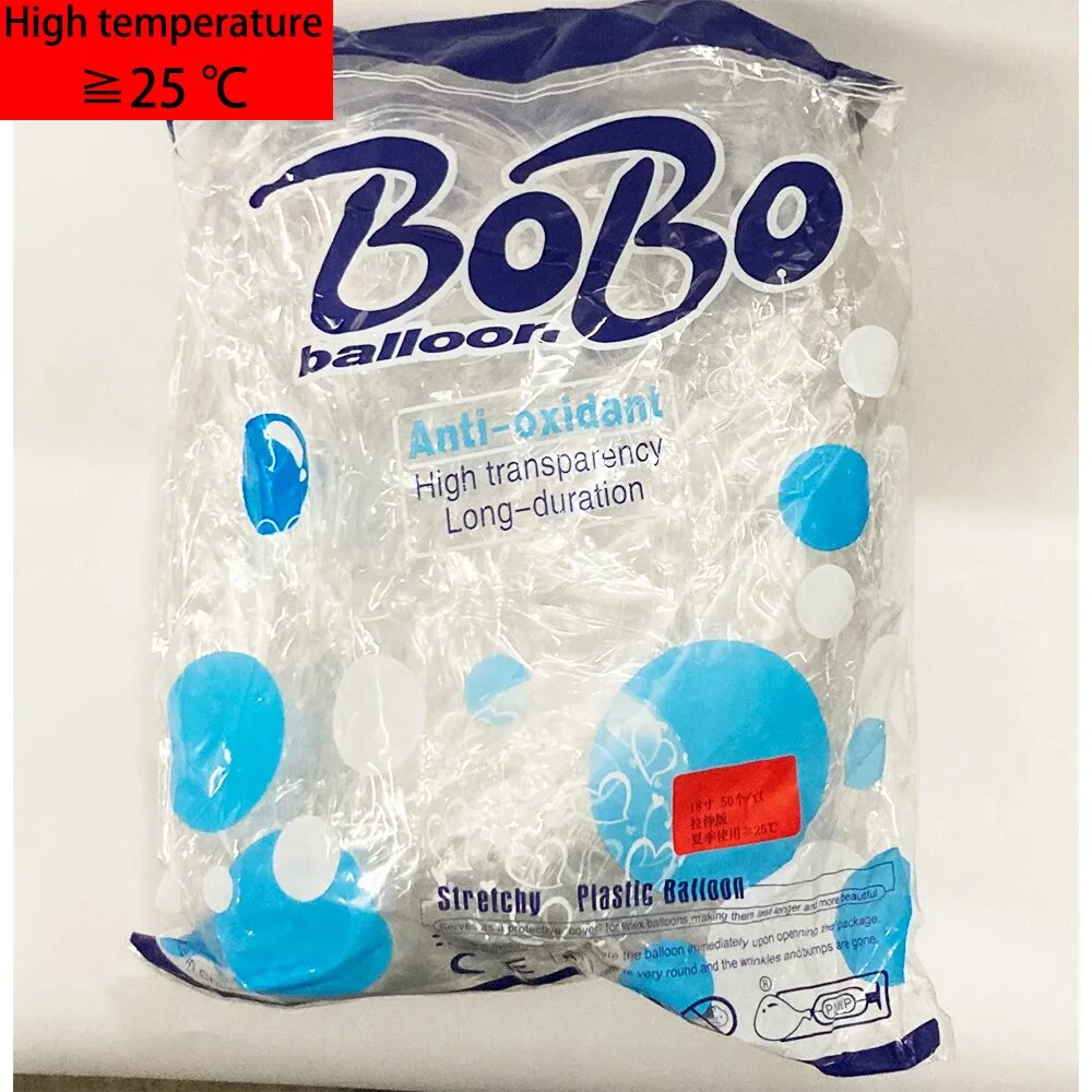 Шары Bobo прозрачные, High temperature, 36 дюймов (10 шт)