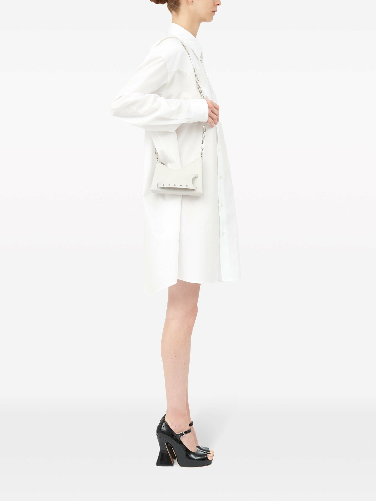 Сумка Maison Margiela Snatched, белый — фото 1