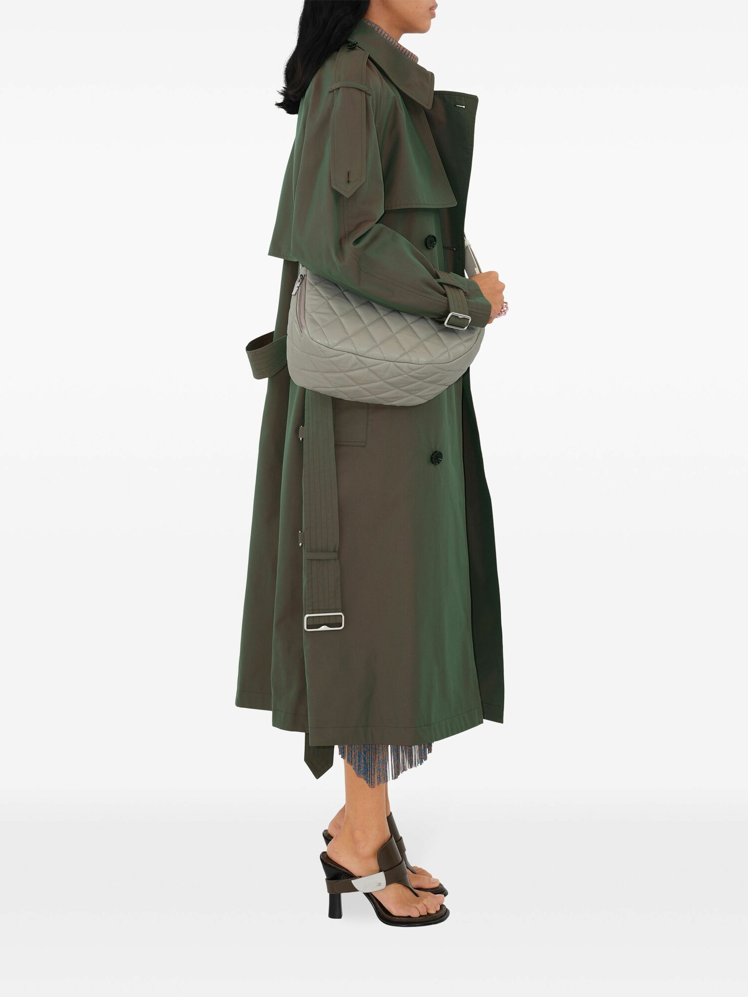 Пальто BURBERRY, размер 4, green — фото 1