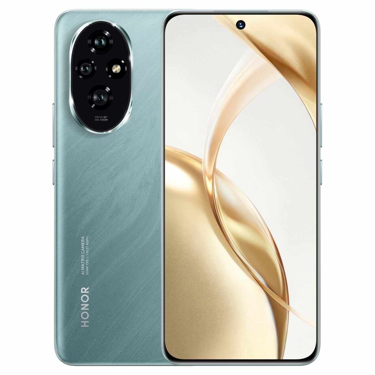 Смартфон HONOR 200 Ростест (EAC) 8/256 ГБ, зеленый / green 5G